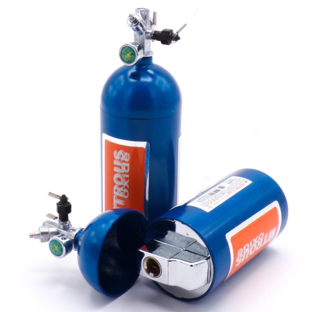 Blue Nitrous Oxide Replica Tank Torch Lighter W/green Flame - Etsy