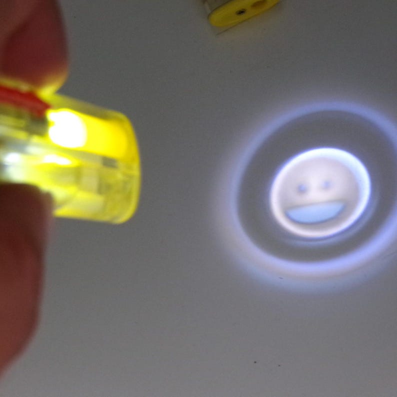 Set of Two Happy Face Emoji Projecting Refillable Lighters - Etsy
