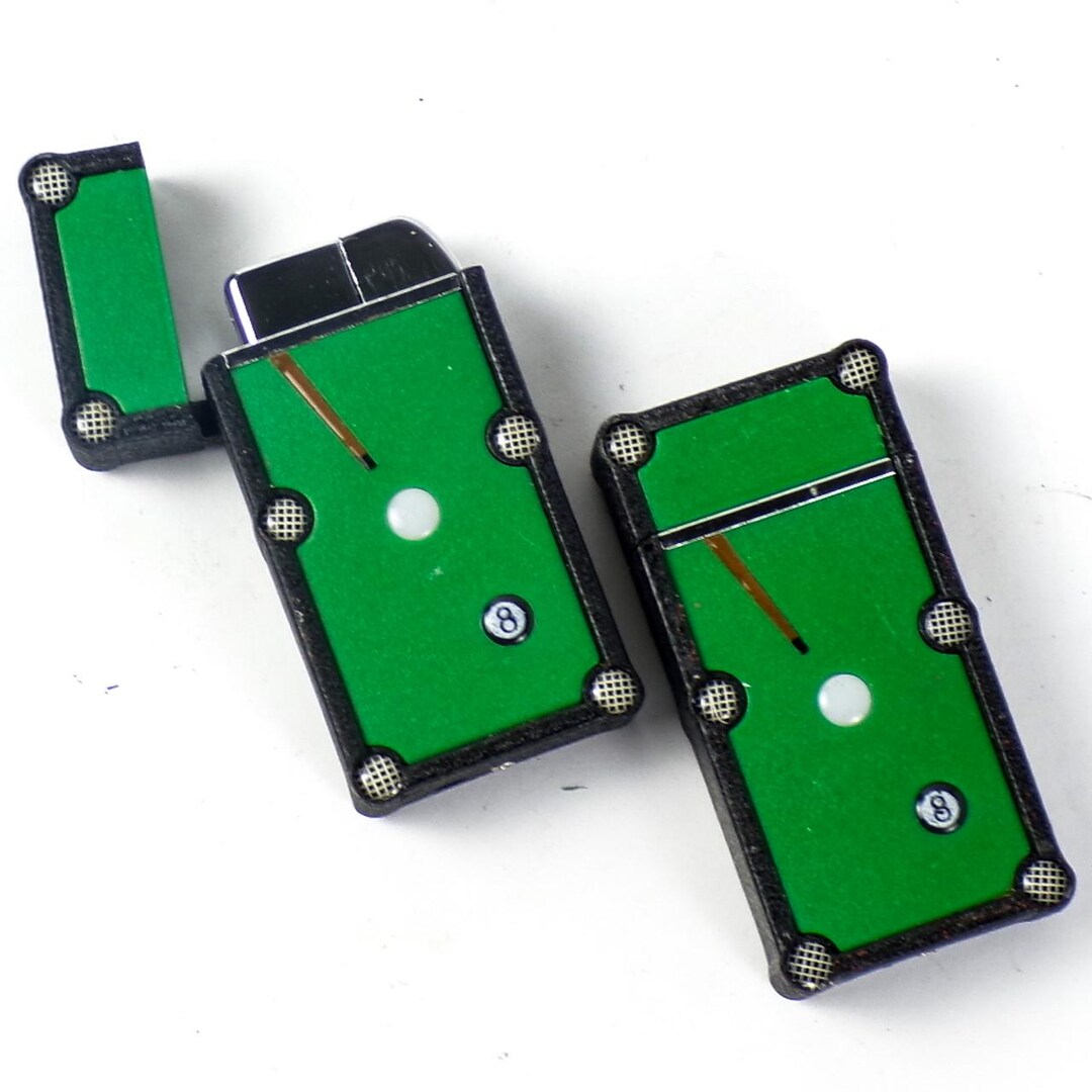 Black Billiards Table Replica Refillable Eight Ball Torch Lighter - Etsy