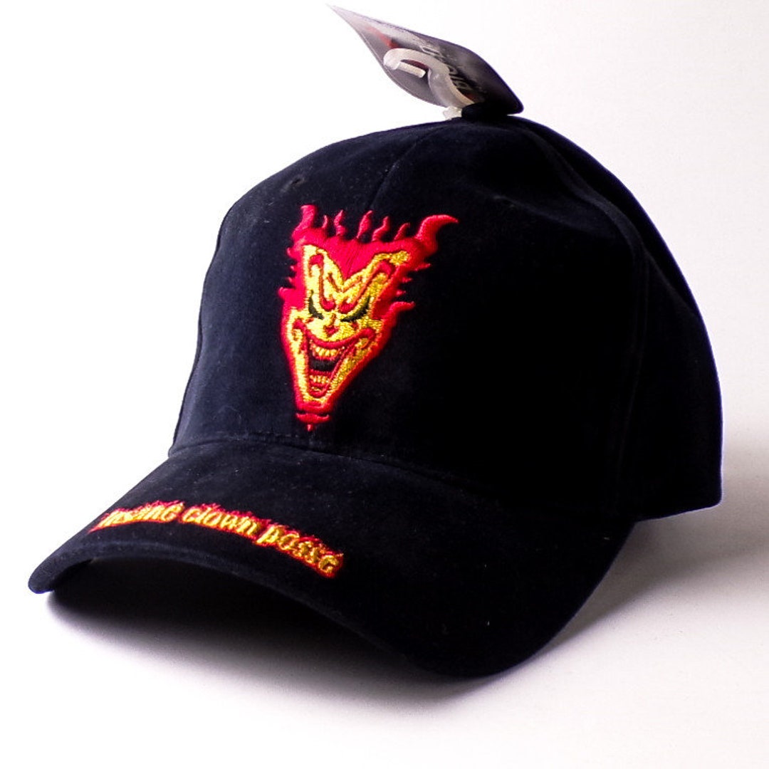 Vintage Black Insane Clown Posse Brushed Cotton Baseball Cap - S/M ...