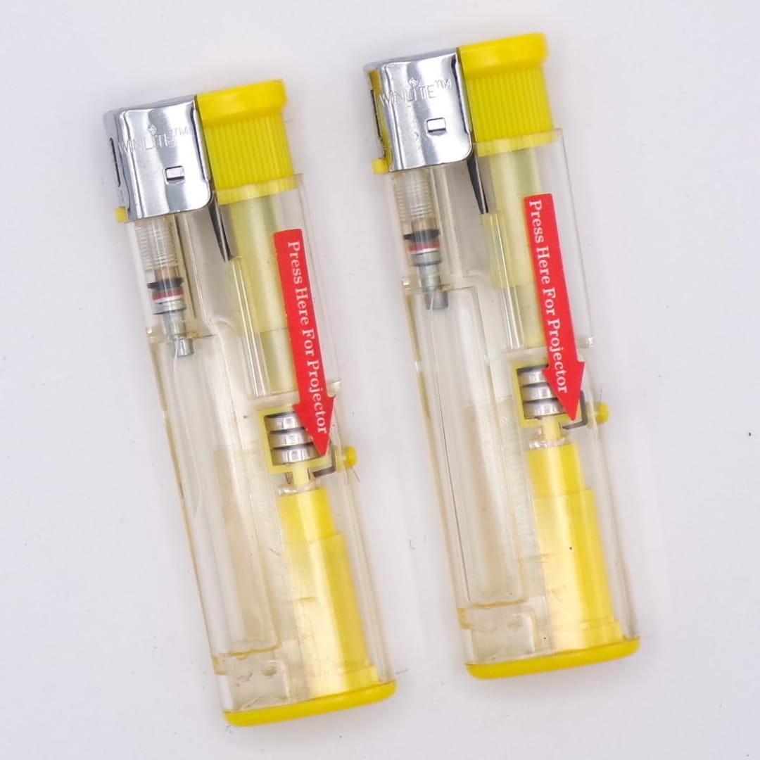 Set of Two Happy Face Emoji Projecting Refillable Lighters - Etsy