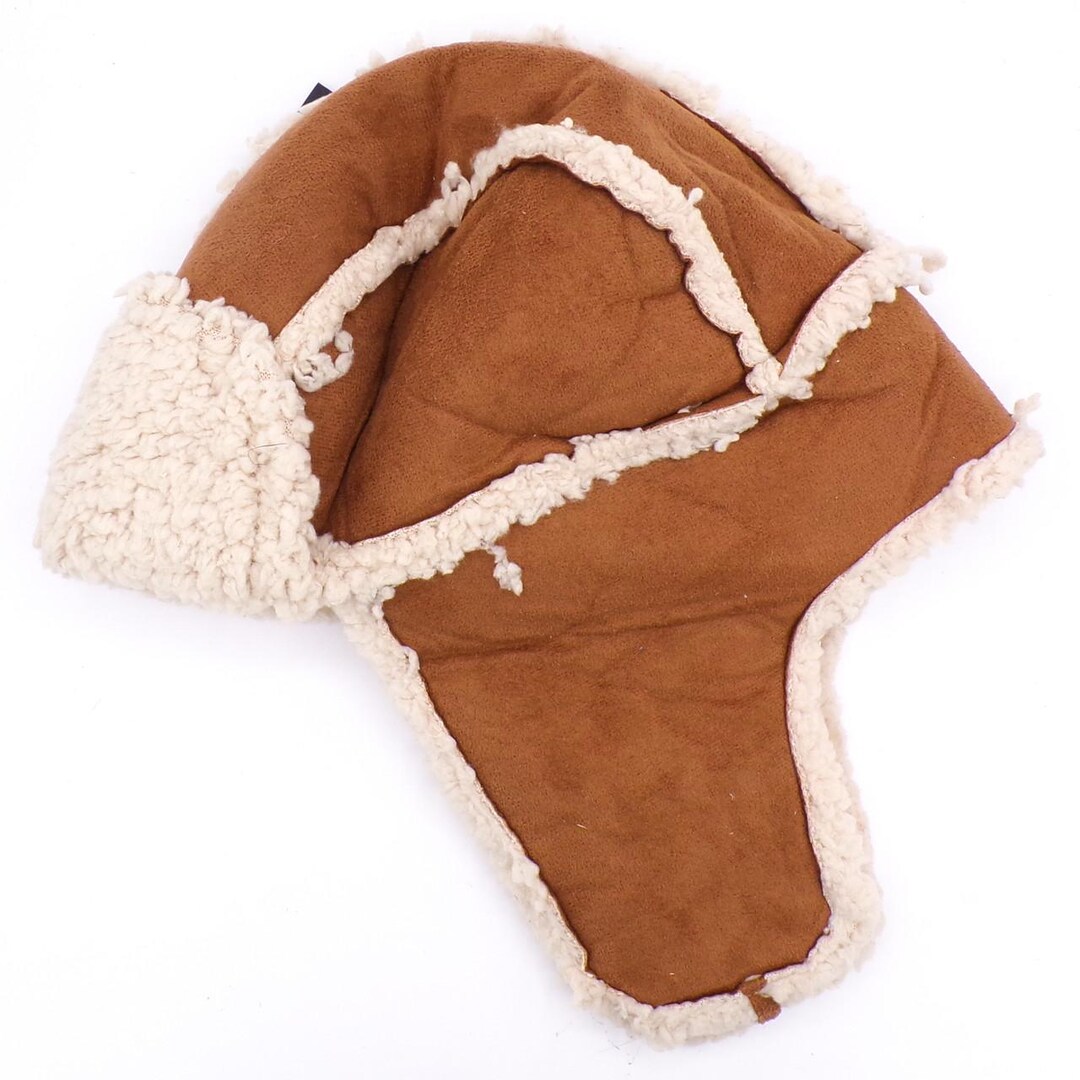 Classic Brown Exposed Stitch Lined Knit Trappers Hat - Etsy
