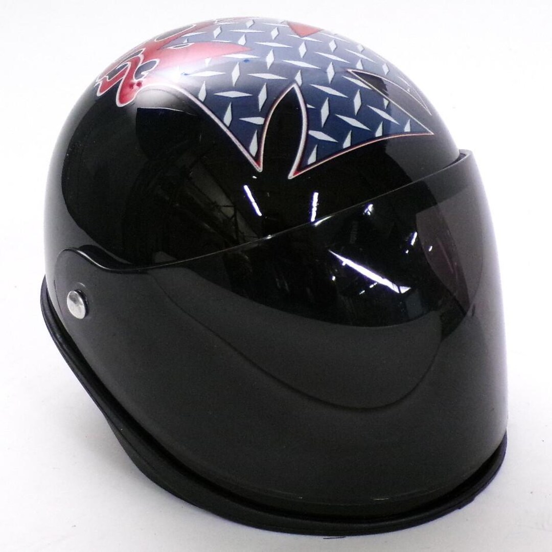 Black Iron Cross Flaming Helmets Motorcycle Helmet Ashtray - Etsy