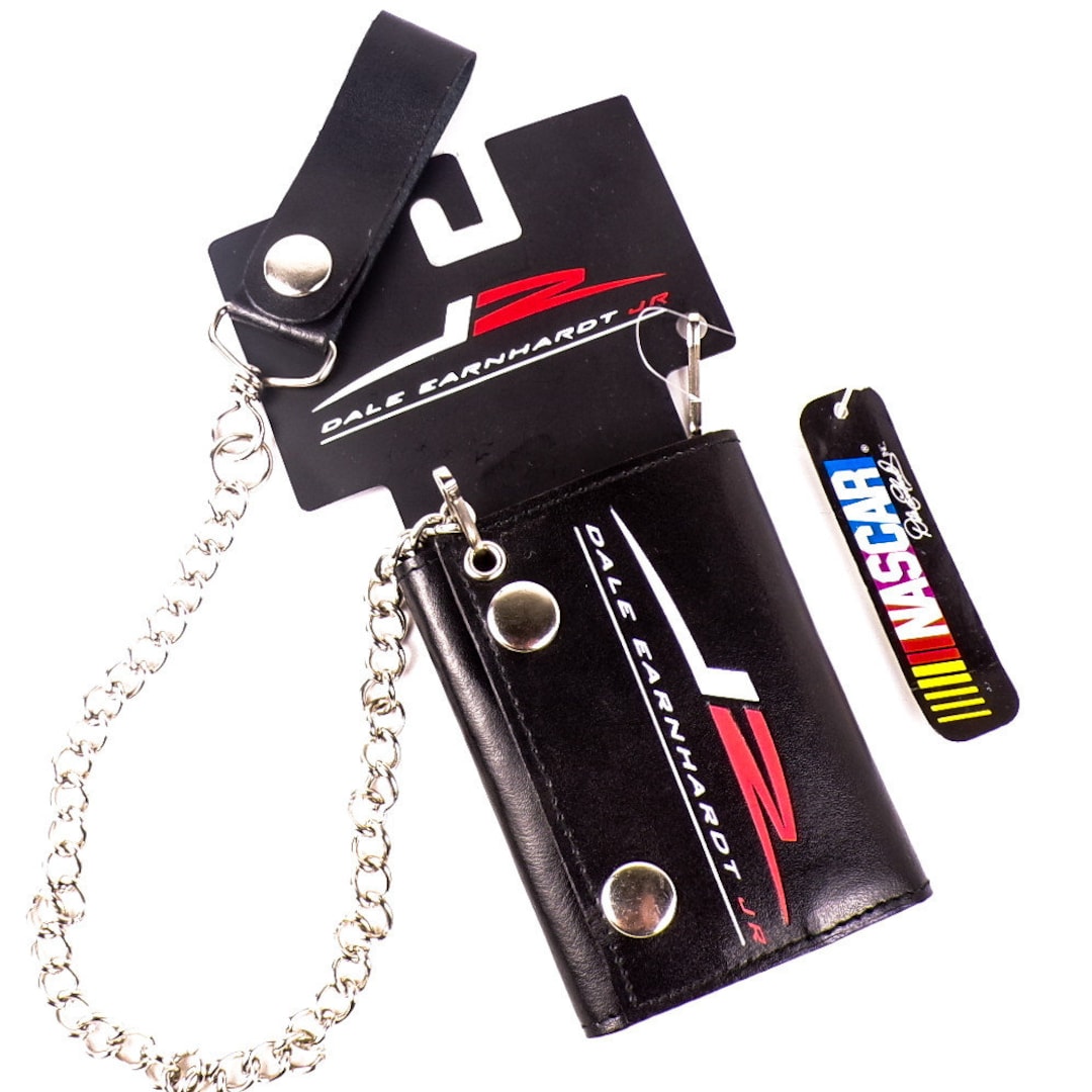 Vintage Leather Dale Earnhardt Jr. 8 NASCAR Wallet and Chain - Etsy