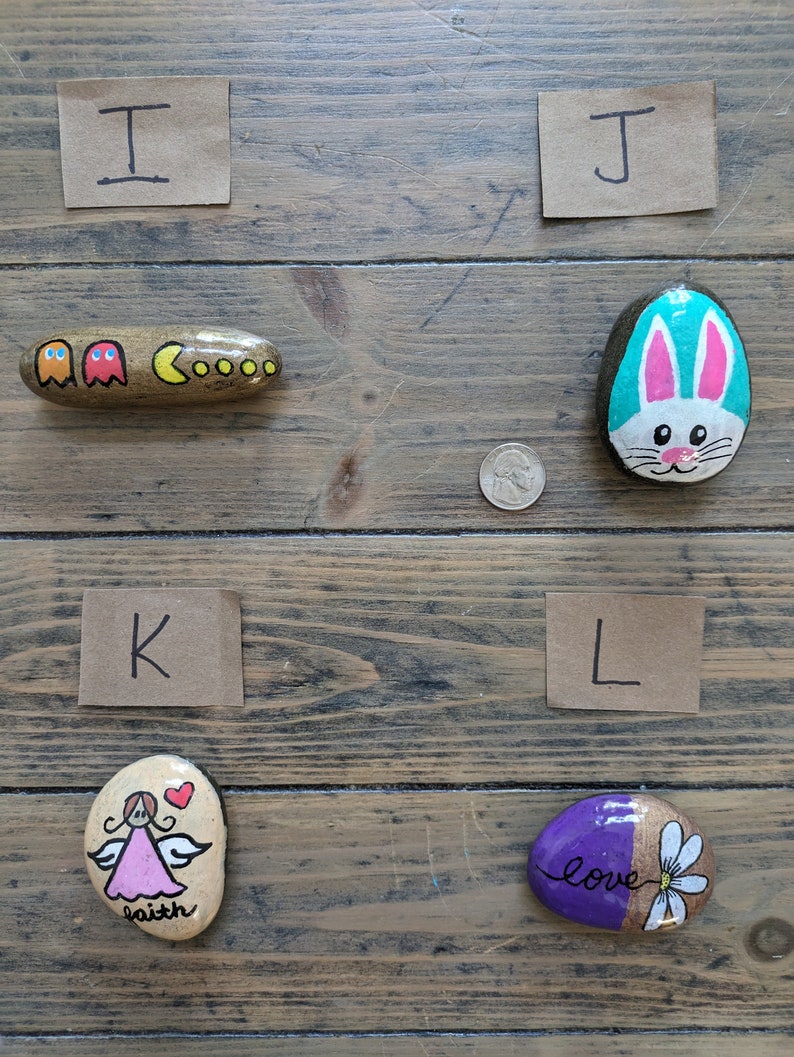 E Lee Stones Acrylic Rock Art - Etsy