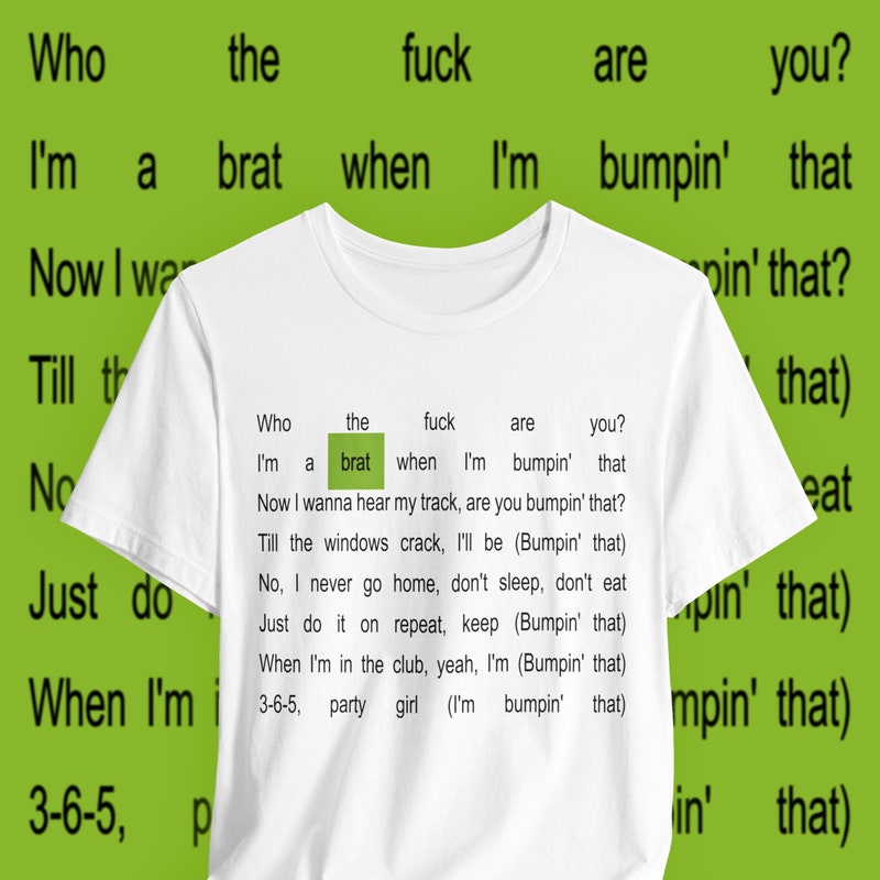 Charli Xcx Brat T Shirt - Etsy