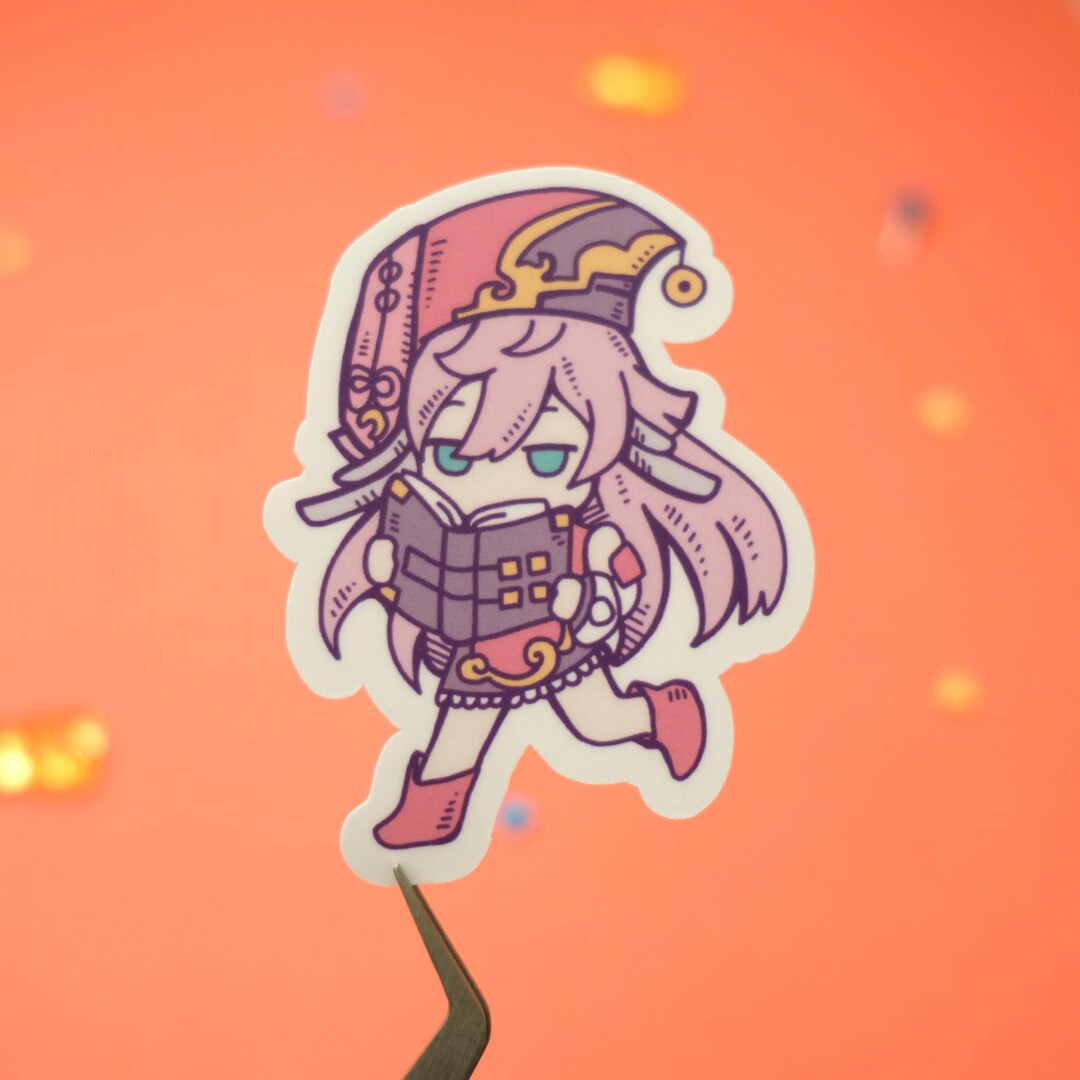 Yanfei Genshin Impact Vinyl Sticker in Matte - Etsy