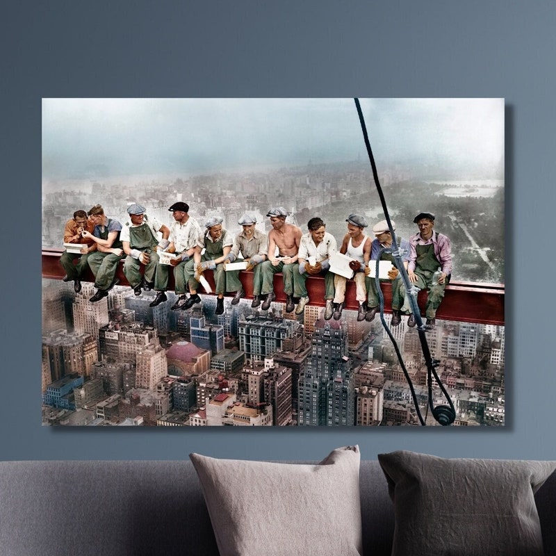 Lunch Atop a Skyscraper - Etsy