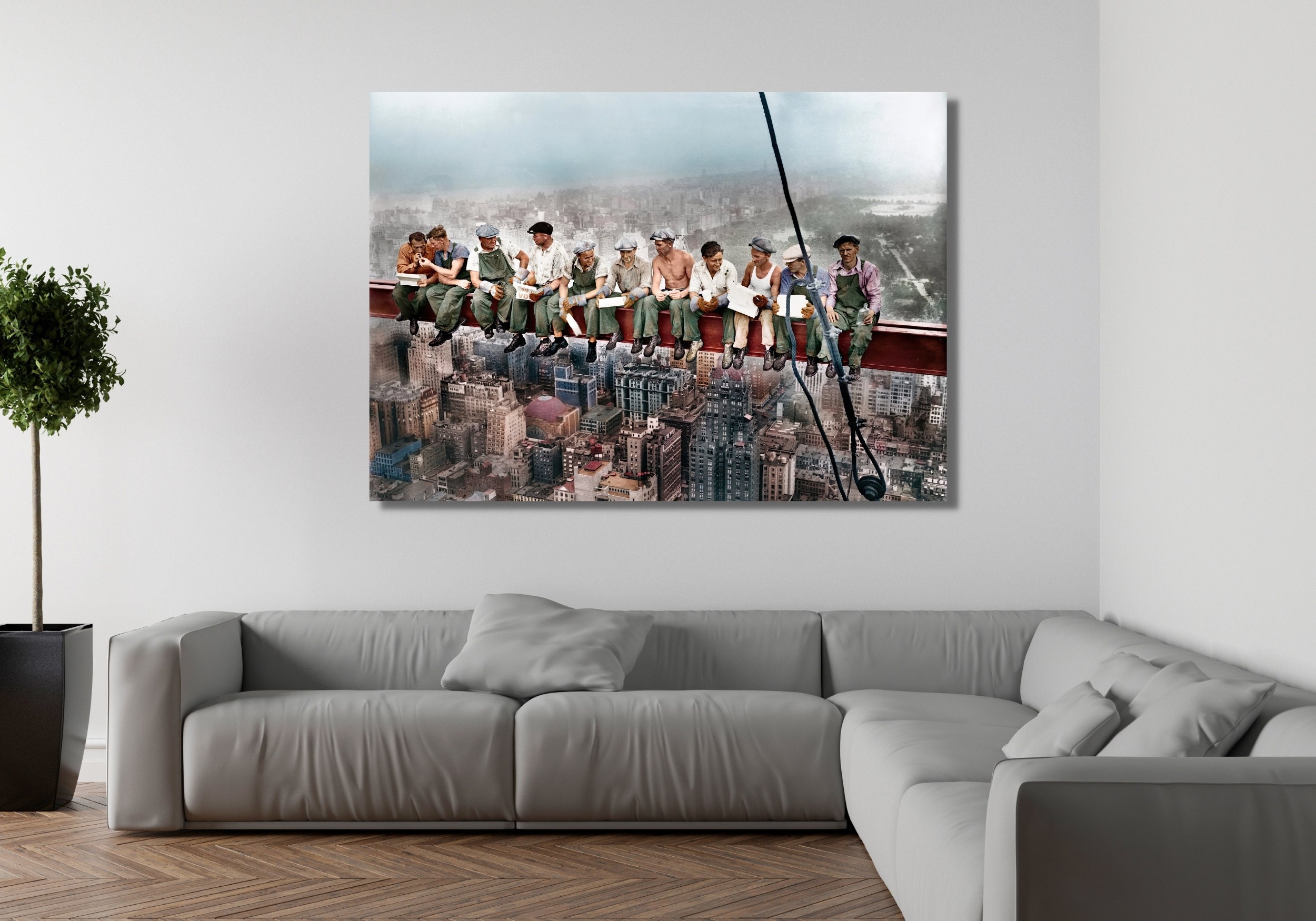 Lunch Atop a Skyscraper Printable Wall Art,lunch Atop a Skyscraper ...