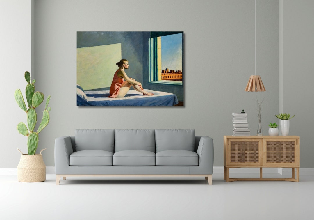 The Morning Sun by Edward Hopper Canvas Wall Art,edward Hopper Print ...