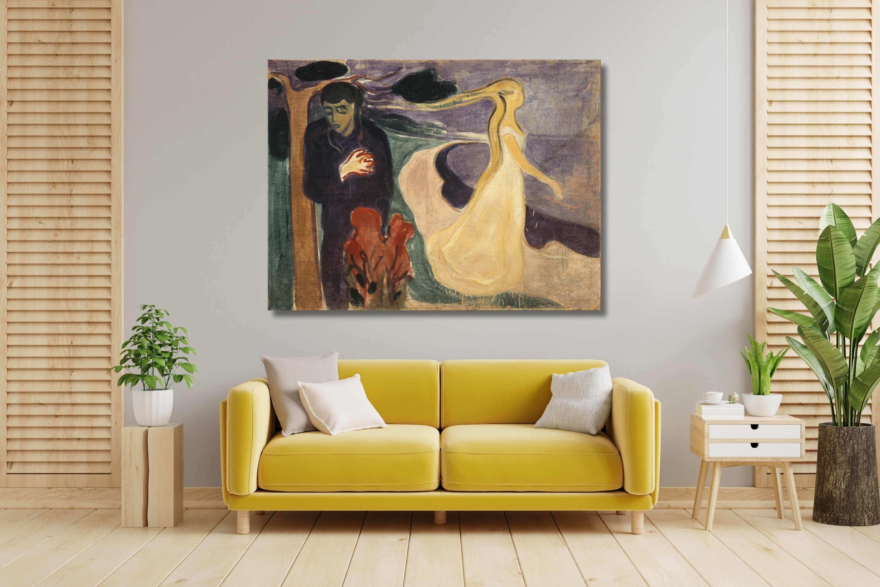 Separation by Edvard Munch Print Wall Art,munch Canvas Wall Art,edvard ...