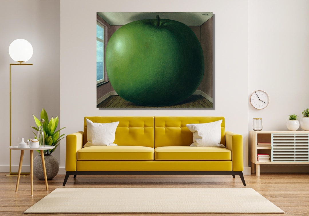Rene Magritte Print Wall Art,rene Magritte's the Listening Room Artwork ...