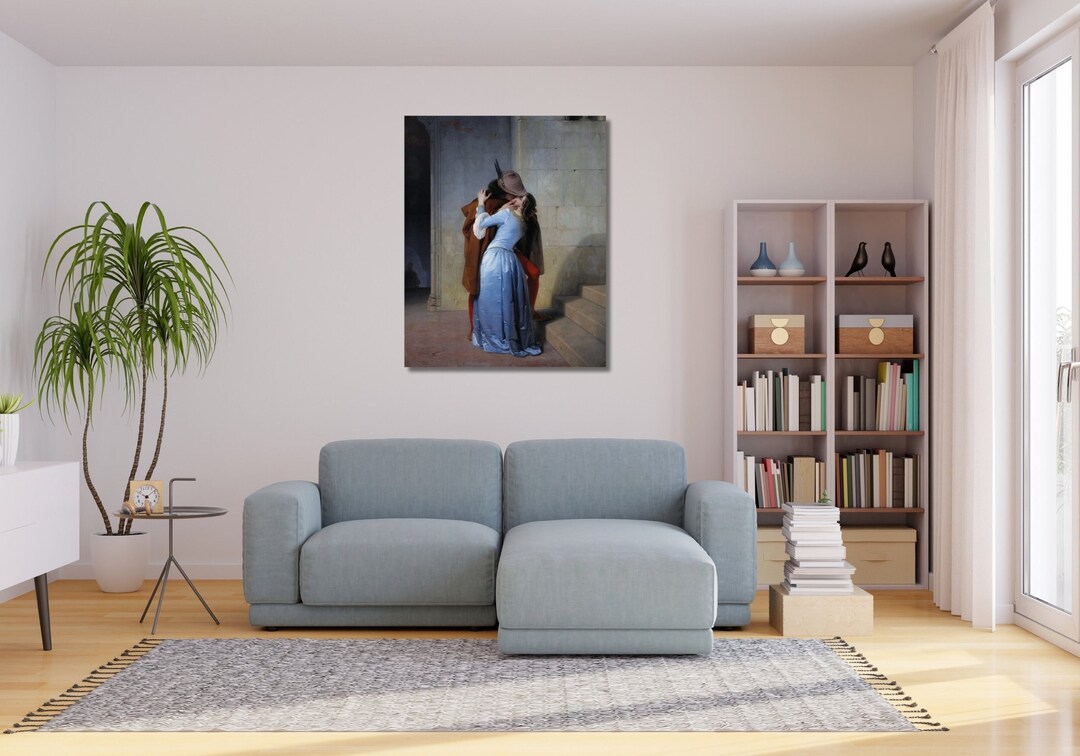 Francesco Hayez the Kiss Canvas Print Wall Decor,francesco Hayez Canvas ...