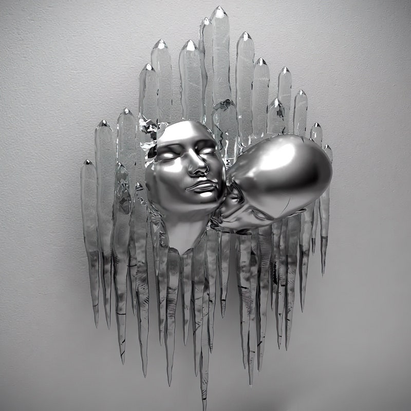 Silver Wall Art - Etsy