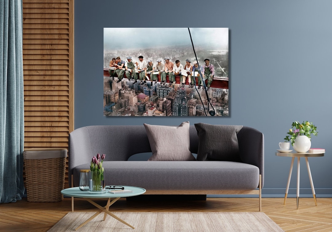 Lunch Atop a Skyscraper Printable Wall Art,lunch Atop a Skyscraper ...