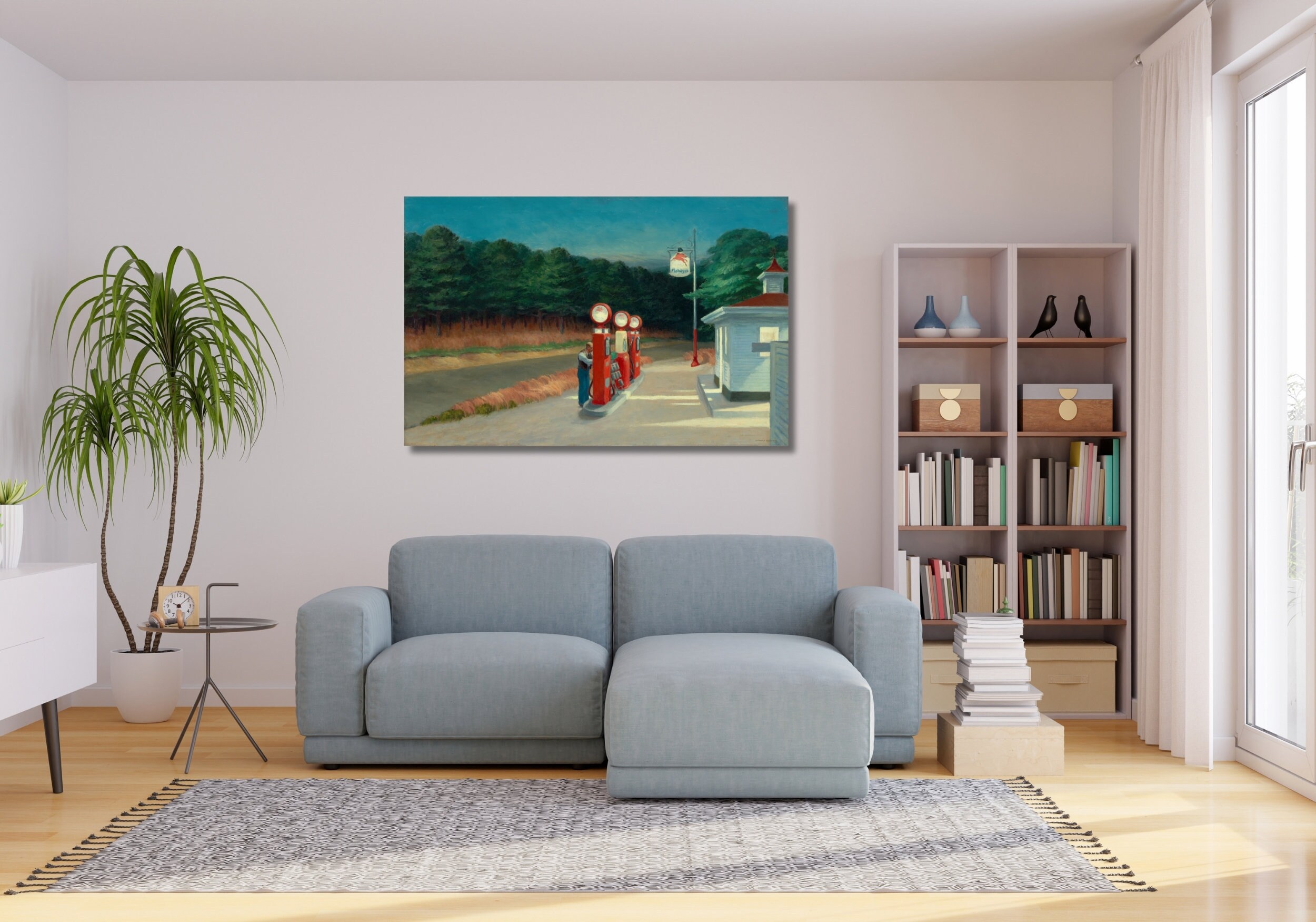 Edward Hopper gas Station Print Poster,edward Hopper Canvas Wall Art ...