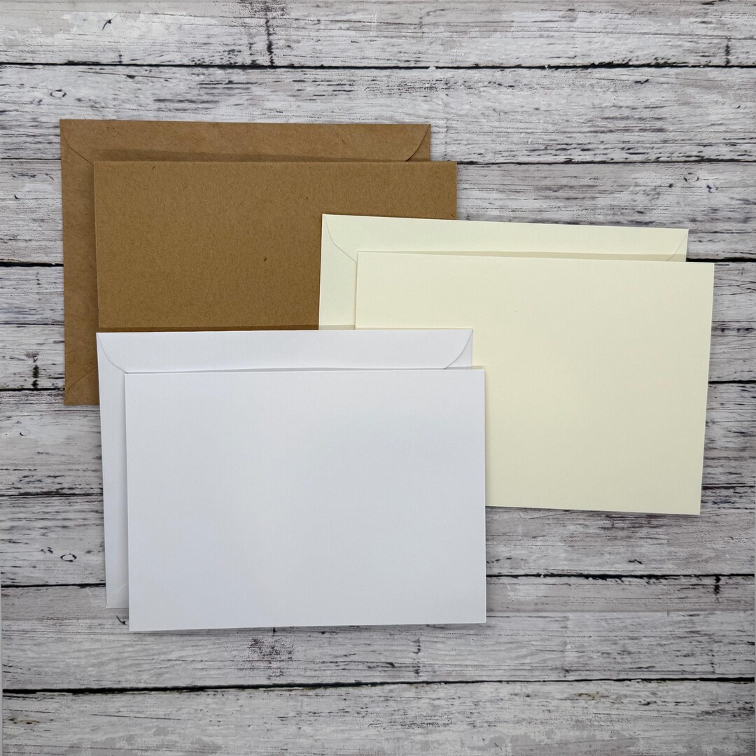 Blank Card and Envelopes Set Cards Blank Cardmaking Supplies for ...