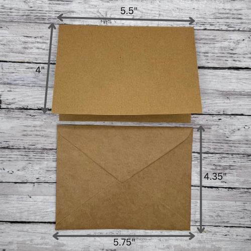 Set of Blank A2 Card and Envelopes for Cardmaking Supplies Papercraft ...