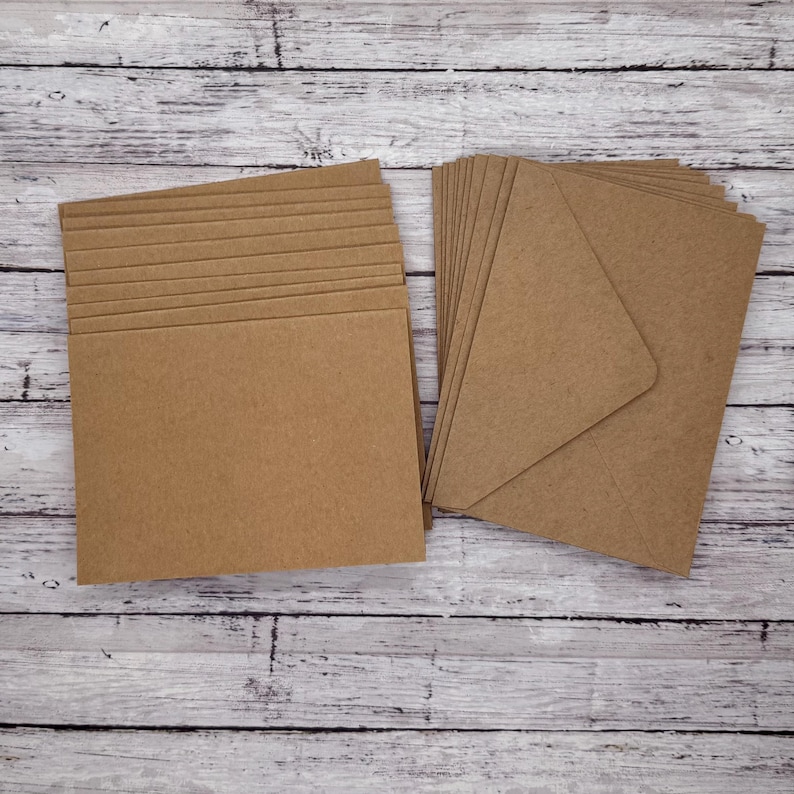 Set of Blank A2 Card and Envelopes for Cardmaking Supplies Papercraft ...