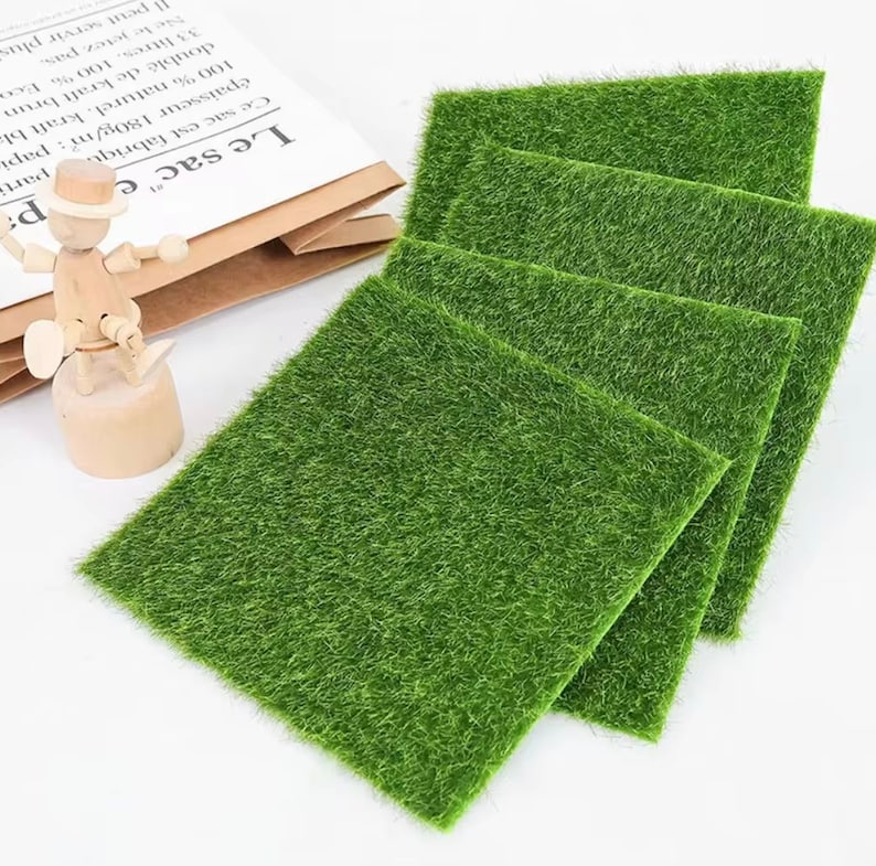 Miniature Simulation Grass – Craft Supplies for Dioramas, Model Trains ...