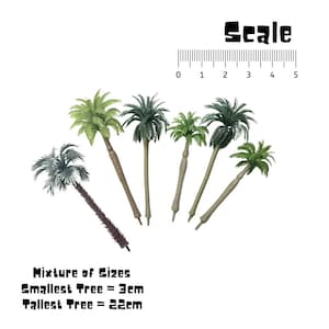 Tropical Miniature Palm Trees (30pcs) – Craft Supplies for Miniature ...