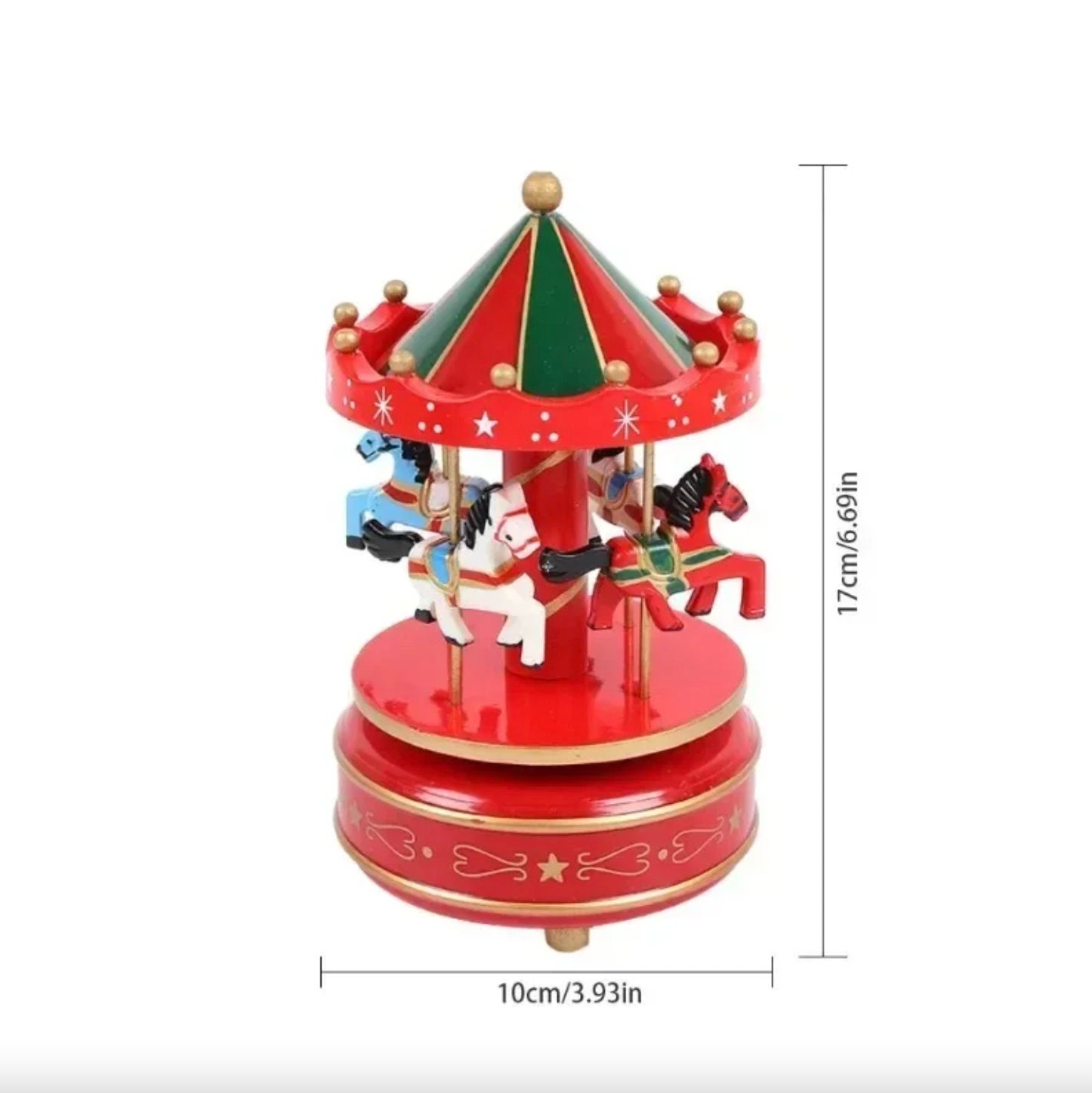 Mini Carousel Music Box Cake Topper – Pink Pastel Pony Birthday Party ...