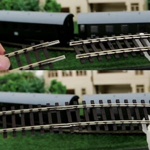 HO Model Scale Train Rail Way Set Accessories Locomotive Tracks for 1: ...