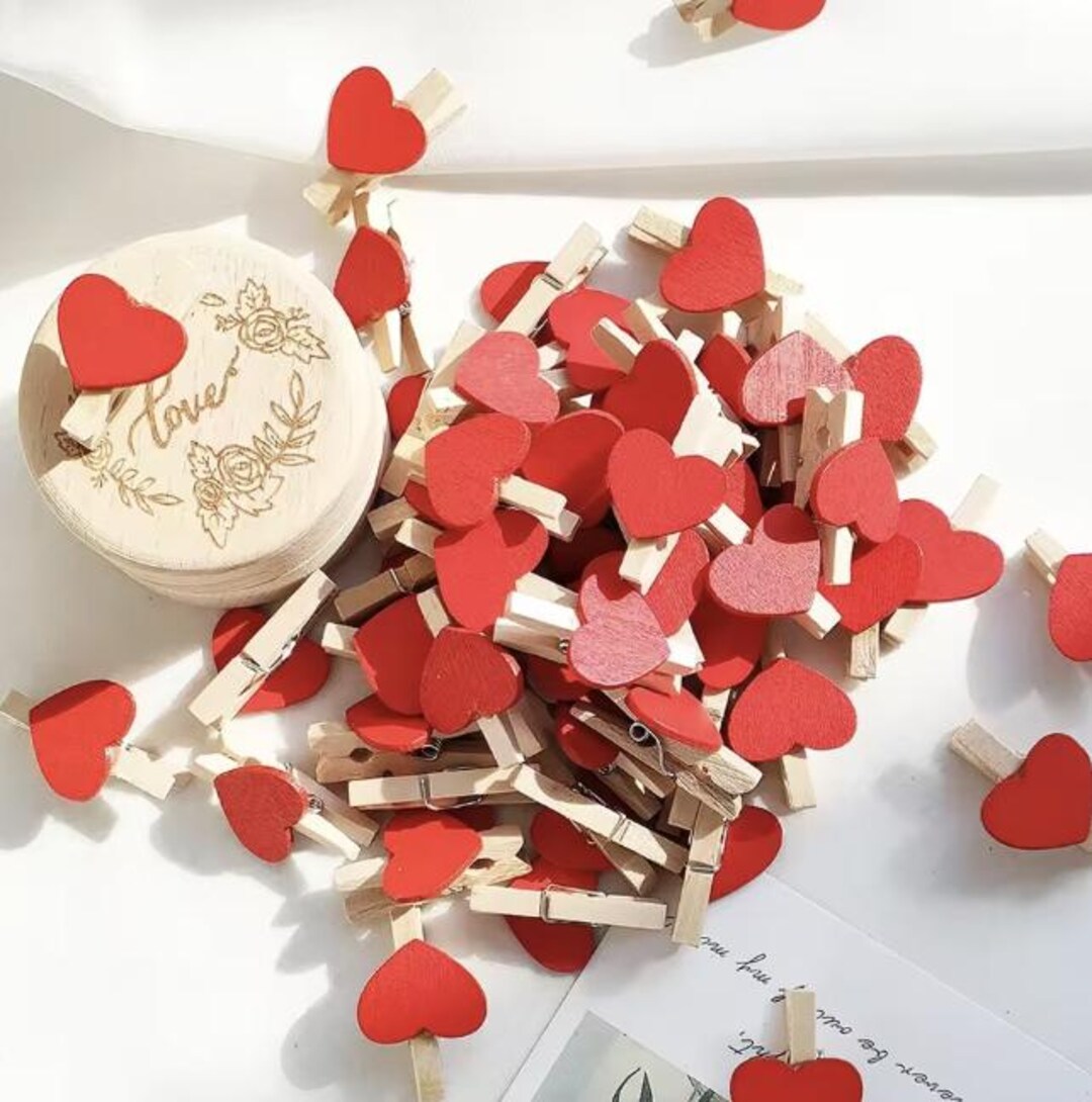 Mini Wooden Pegs With Jute Twine, DIY Wedding Invites, Photo Display ...