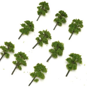 Miniature Model Trees (10pcs) – Craft Supplies for Wargaming, Dioramas ...