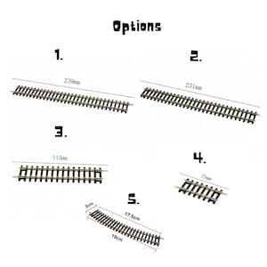 HO Model Scale Train Rail Way Set Accessories Locomotive Tracks for 1: ...