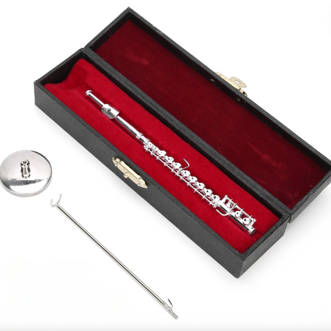 Mini Toy Flute, Miniature Musical Instrument for DIY Dollhouse Music ...