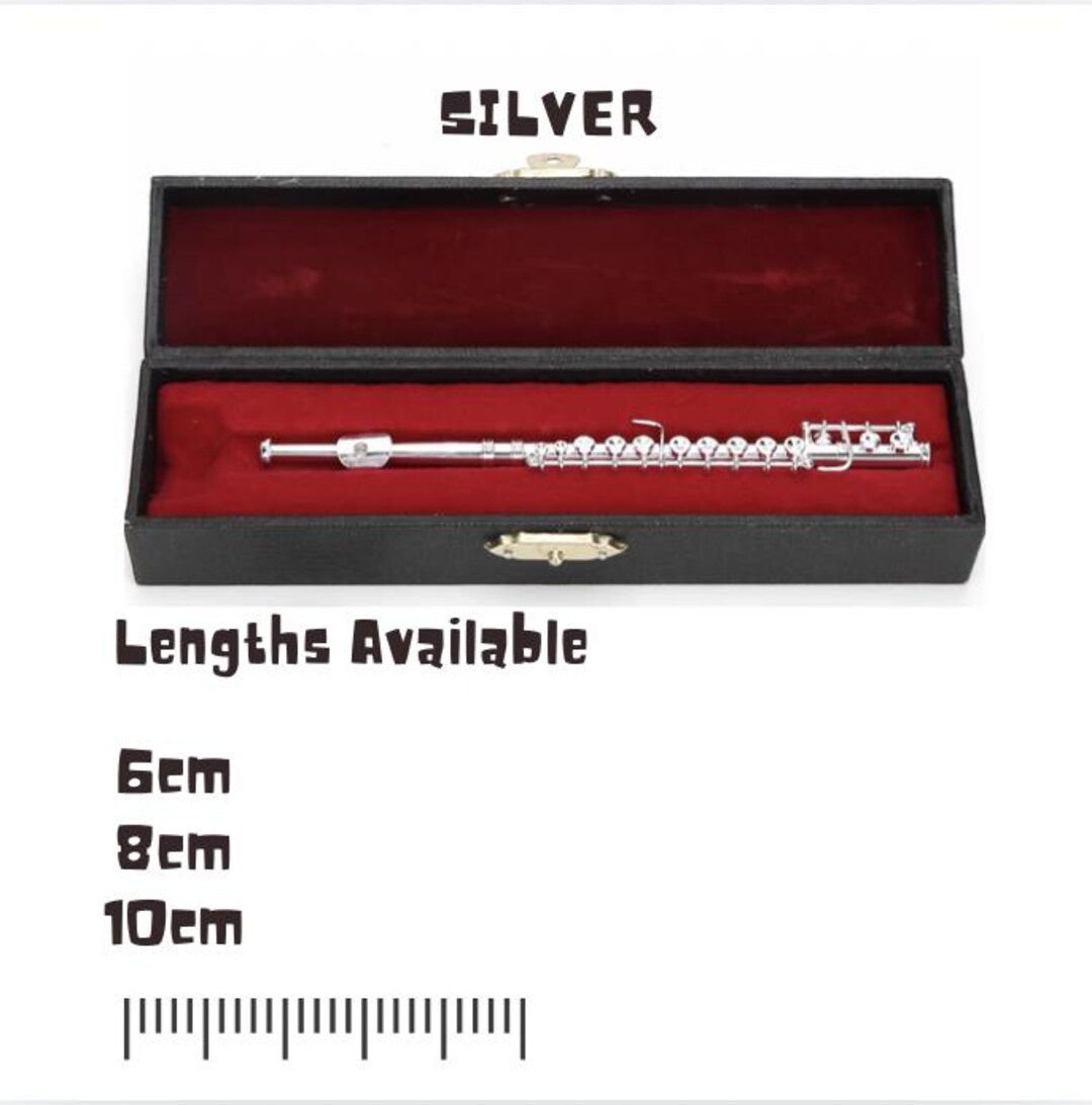 Miniature Flute 1:12 Scale Miniature Dollhouse Accessories Flute and ...