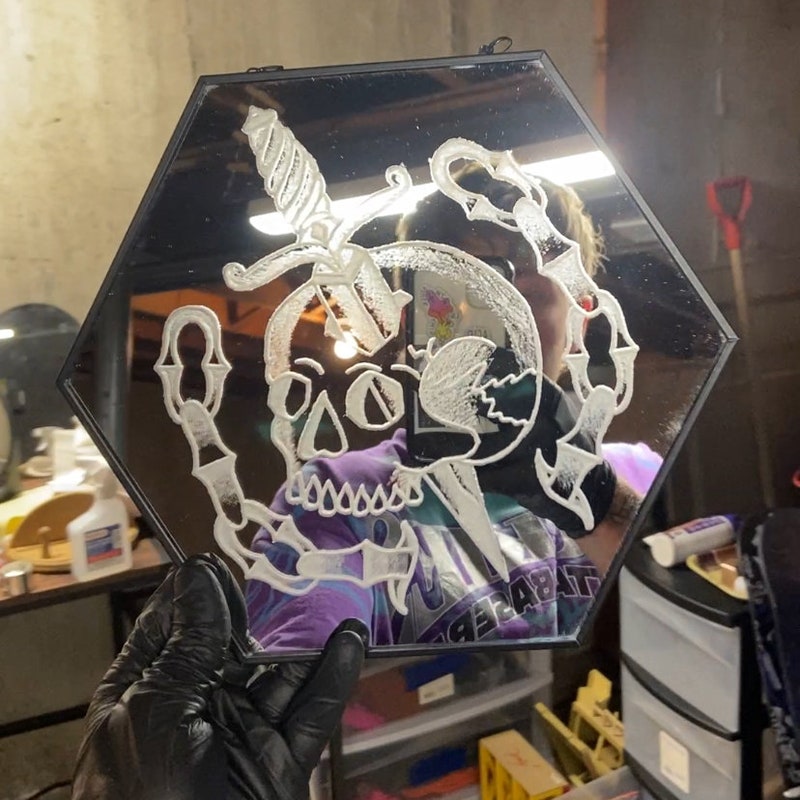 Engraved Wall Mirror - Etsy UK