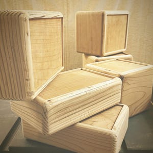 Tarot Oracle Box Cosmic Deck / Photo / Collectible Holder Quirky Wooden ...