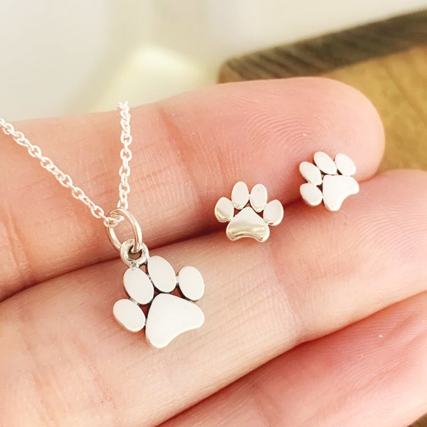 Paw Print Jewelry - Etsy