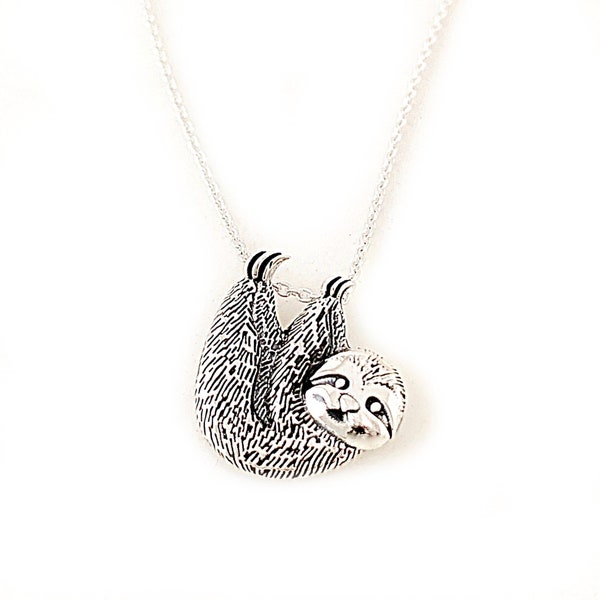 Sloth Necklace - Etsy Sloth Necklace - Etsy