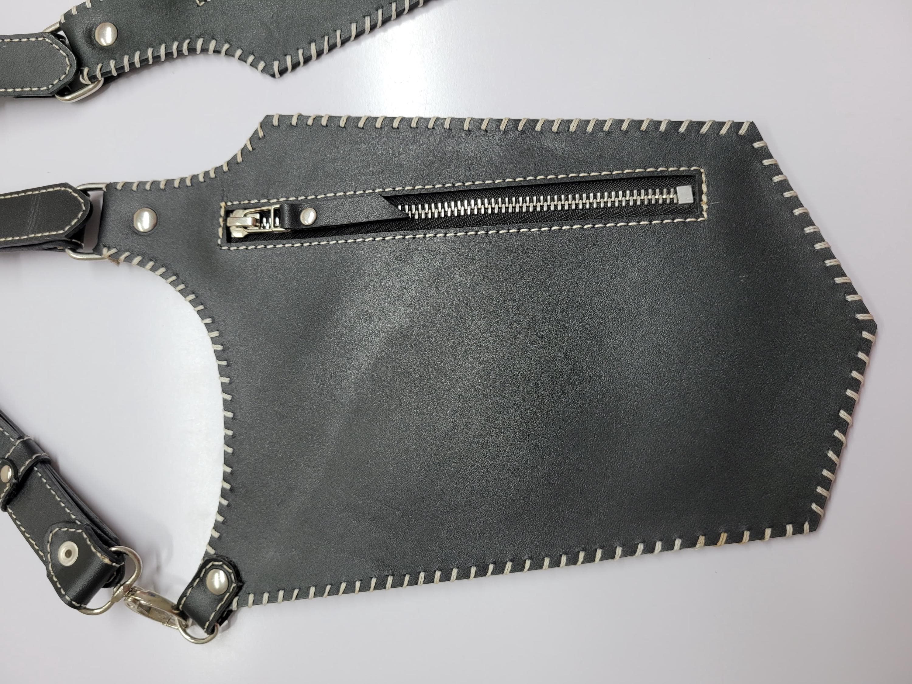 Geninun Leather Holster Bag Tan Leather Shoulder Bag Leather Festival ...