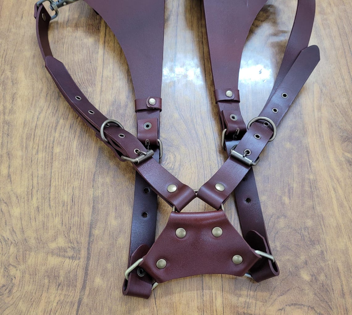 Geninun Leather Holster Bag Tan Leather Shoulder Bag Leather Festival ...