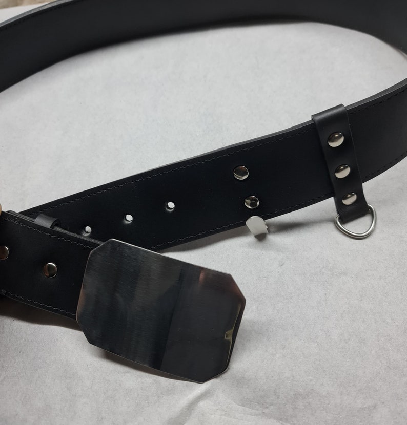 Luke Skywalker ROTJ Leather Costume Belt: Cosplay Prop With Saber Clip ...