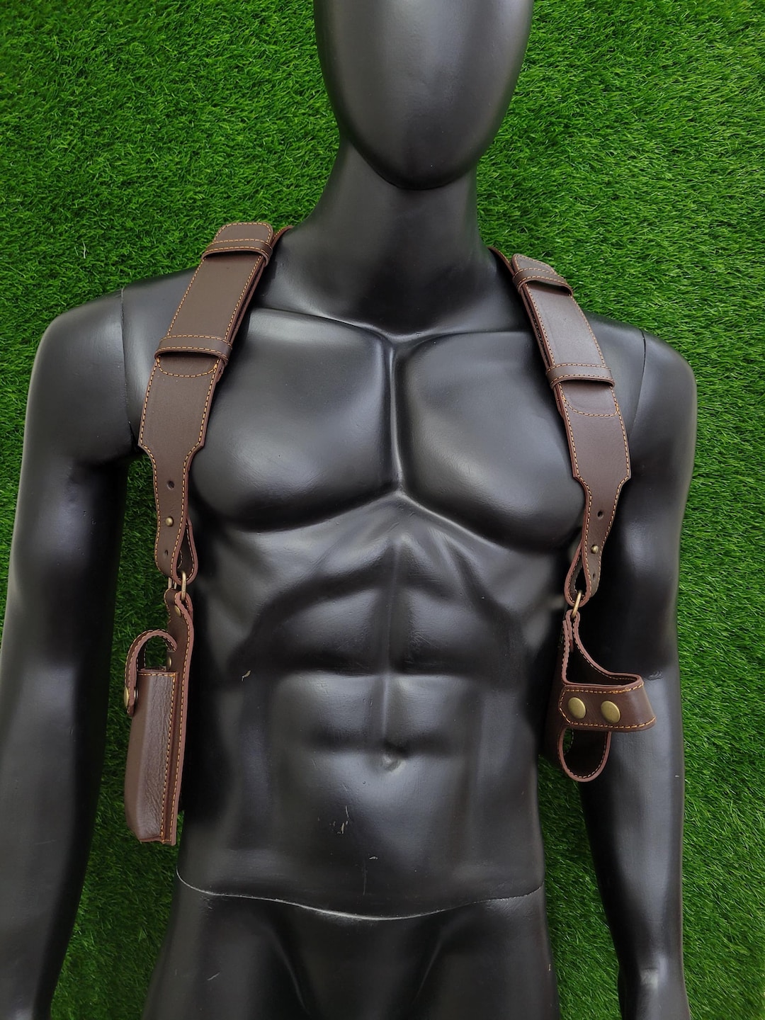 Handmade Leather Gun Holster: Leon Kennedy Style - Etsy