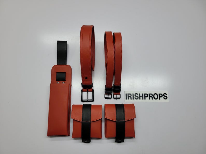 Daredevil Belt, 2 Utility Pouches, and Billy Club Drop Pouch Set Marvel ...
