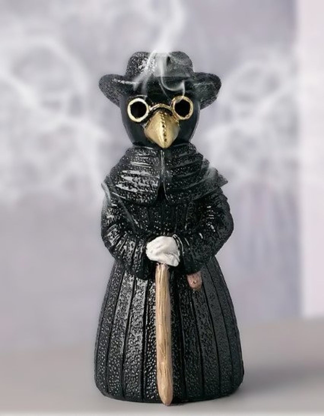 Incense Burner Gift Decor Cone Burner Gothic Halloween Incense Burner ...