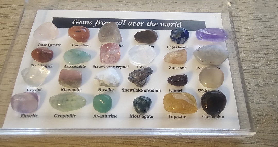 Crystals - Healing Stones - Gems - Gift for Her - Birthday Gift ...