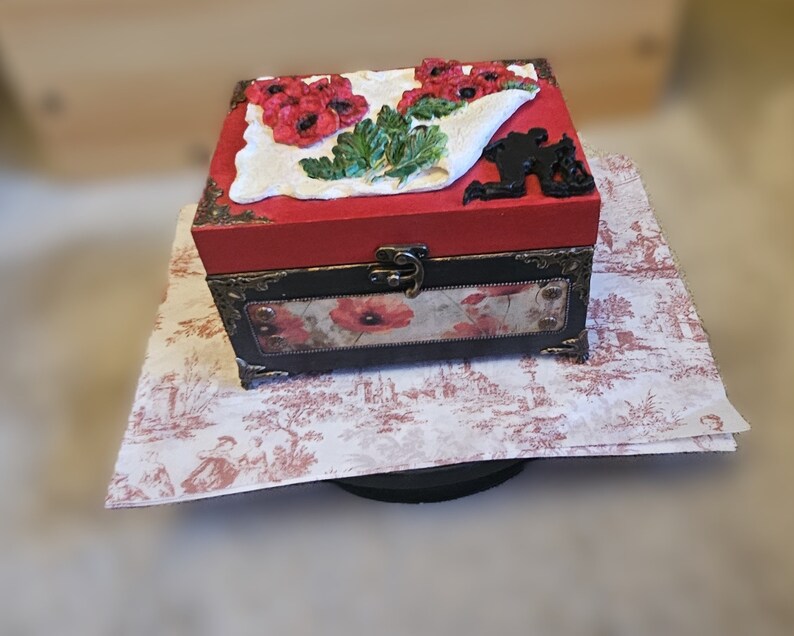 Memory Box Remembrance Keep Safe Box Lest We Forget Memory Box Memorial ...
