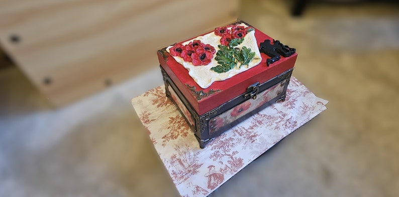 Memory Box Remembrance Keep Safe Box Lest We Forget Memory Box Memorial ...