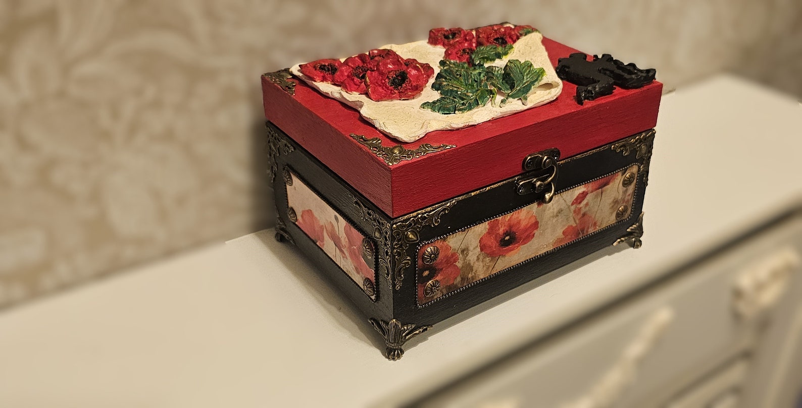 Memory Box Remembrance Keep Safe Box Lest We Forget Memory Box Memorial ...