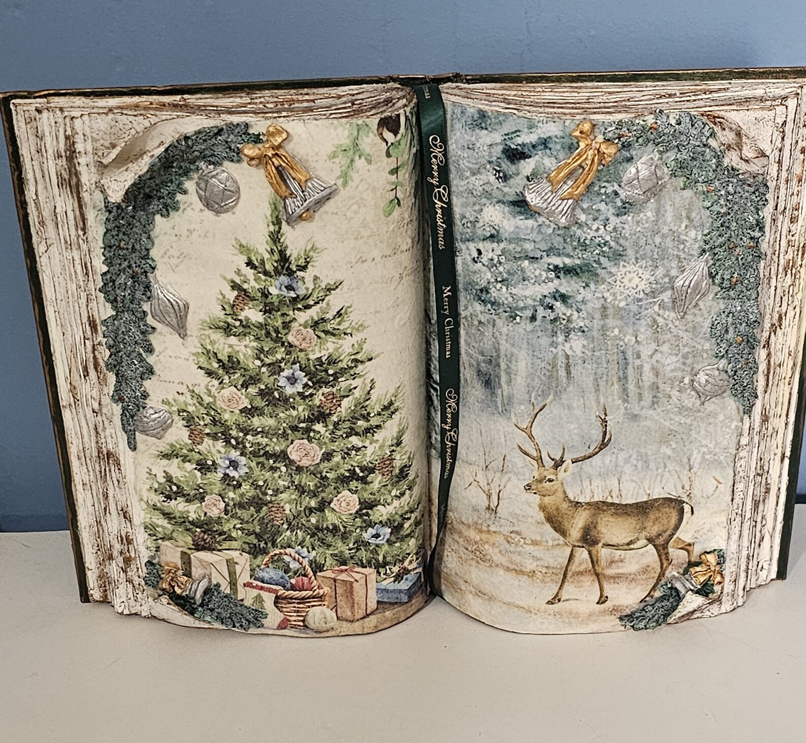 Christmas Winter Wonderland Book handmade - Etsy