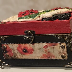 Memory Box - Remembrance Keep Safe Box - Lest We Forget Memory Box ...