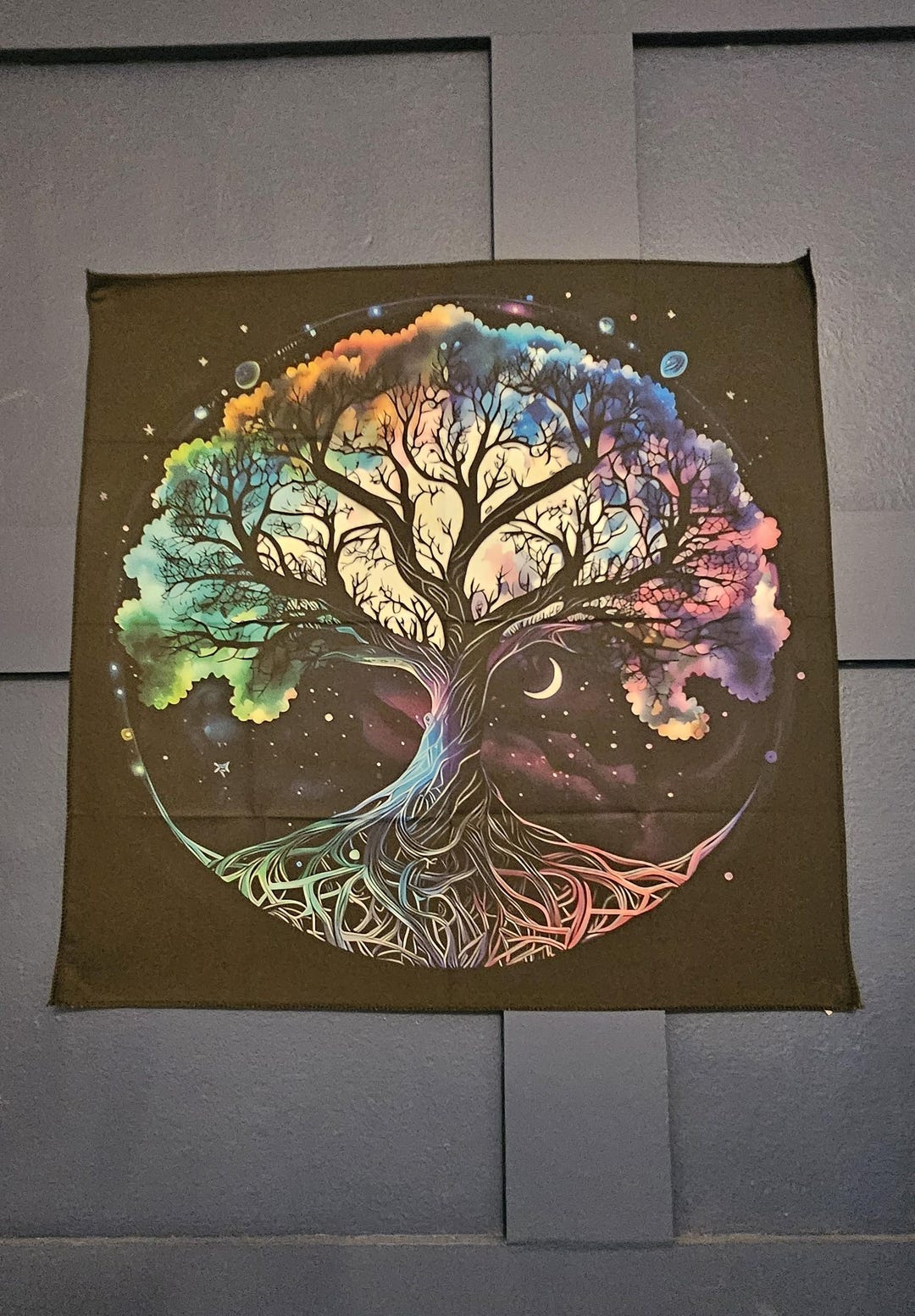 Vibrant Tree of Life Altar Cloth - Shrine Cloth - Tarot Cloth - Altar ...