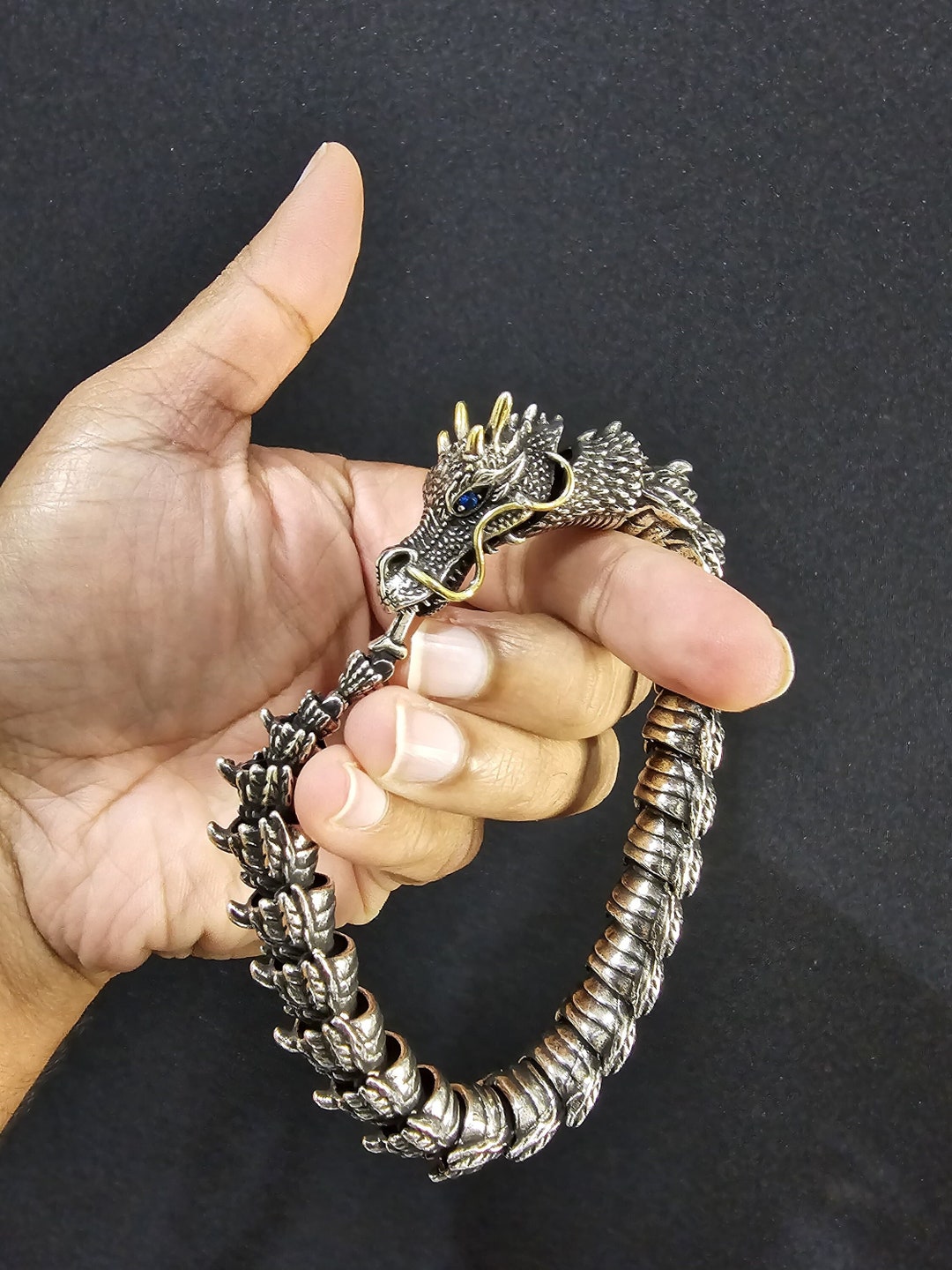 Handmade Dragon Bracelet - Etsy
